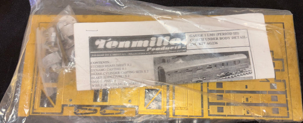 Tenmille Gauge 1 - 10mm scale LMS Stanier Chassis Detailing Kit – ASH ...